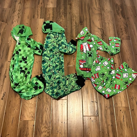 Minecraft | Pajamas | Minecraft Bundle Of 3 Size Medium | Poshmark